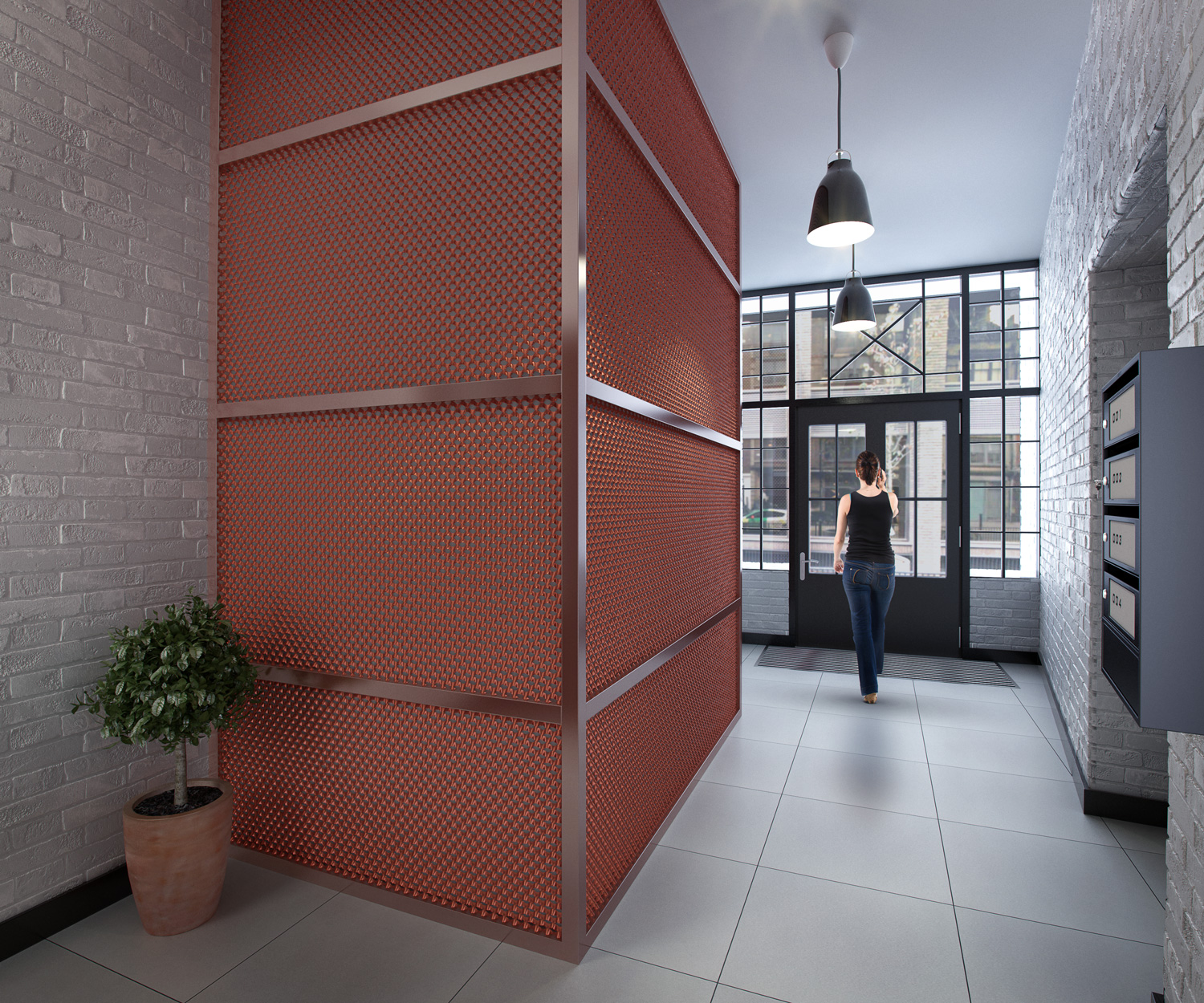 Converted warehouse reception - VIZPARK™